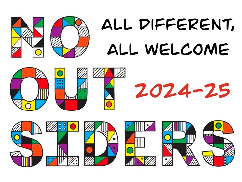 No Outsiders - 'All Different. All Welcome'. - Flamstead End School